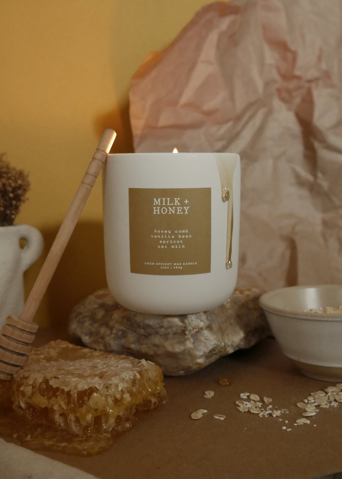 Milk + Honey Candle– OMNIA Scent Co.